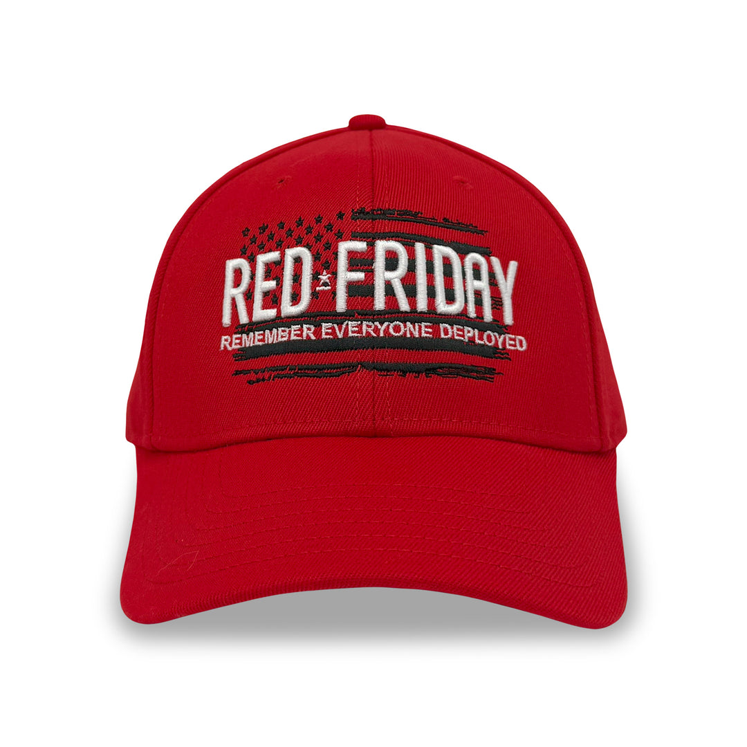 Red Friday Remember Everyone Deployed Hat (Scarlet) – Armed Forces Gear
