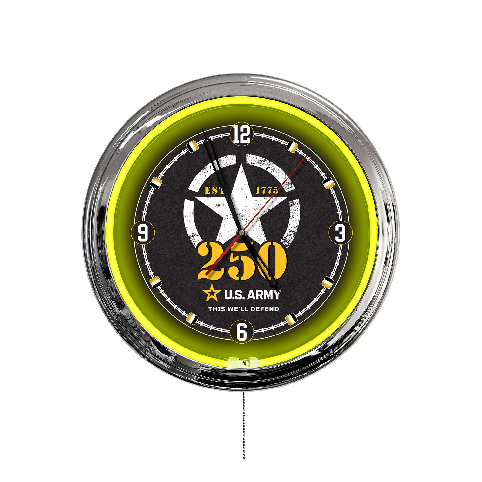 United States Army - 250 Years LED Wall Clock* – Armed Forces Gear