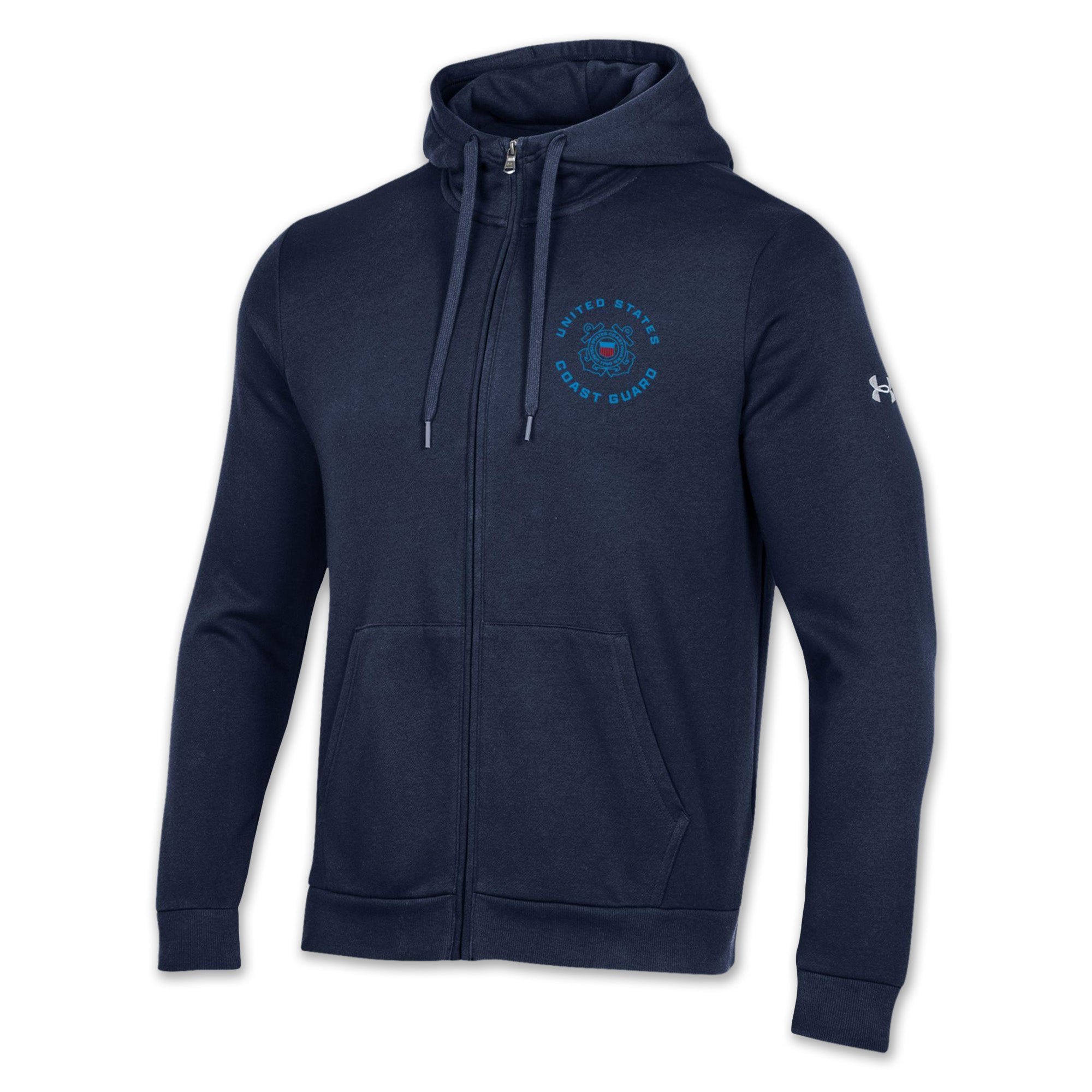 United States Coast Guard Seal Rival Full Zip (Navy) – Armed Forces Gear