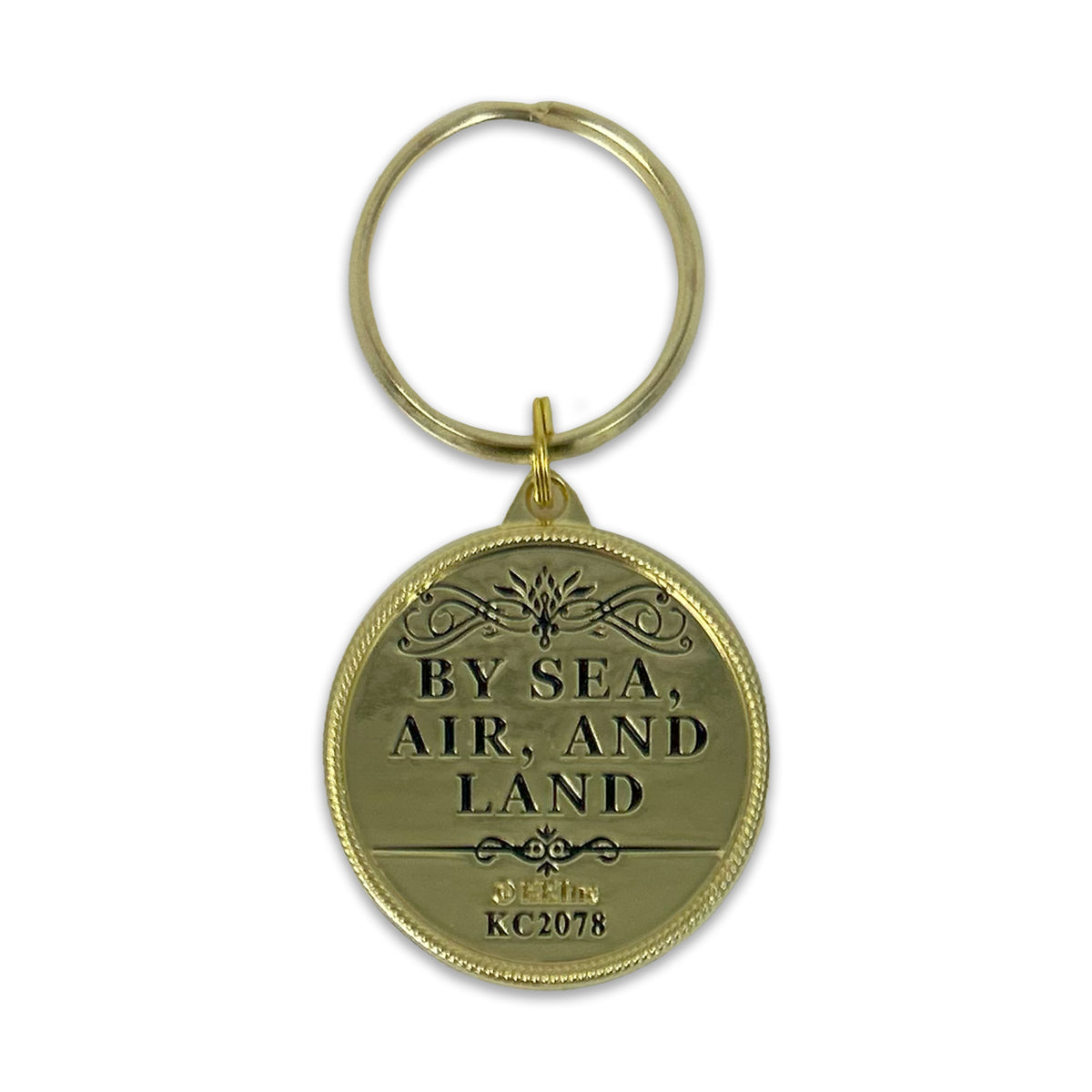 United States Navy Double Sided Key Ring