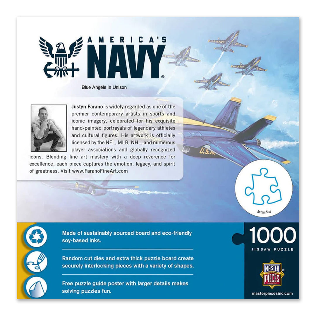 Navy Blue Angels 1000Pc Puzzle – Armed Forces Gear