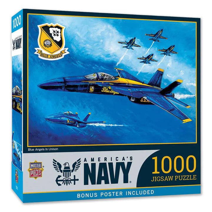 Navy Blue Angels 1000Pc Puzzle – Armed Forces Gear
