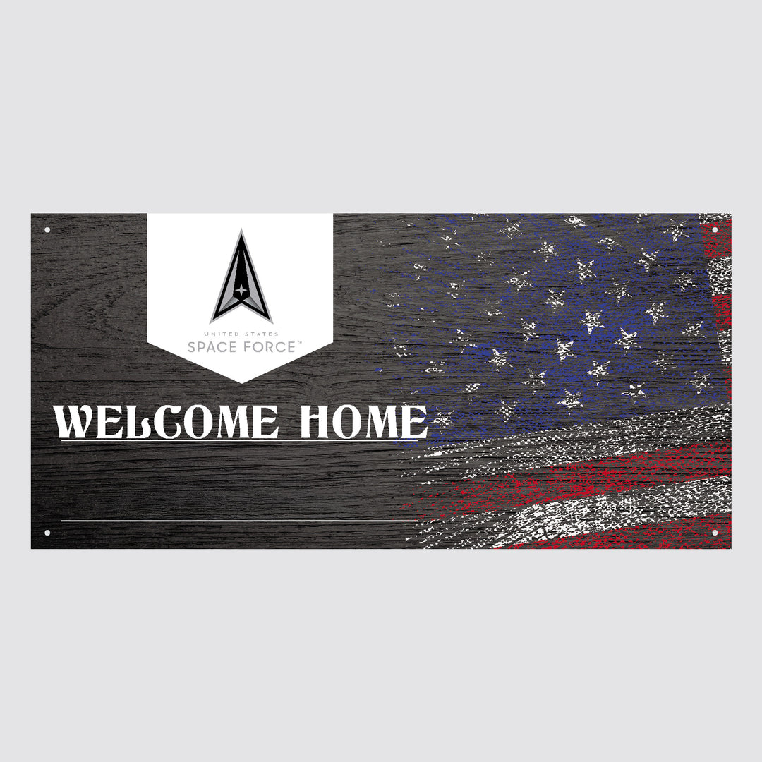 Space Force Welcome Home Custom Sign (Wood)* – Armed Forces Gear