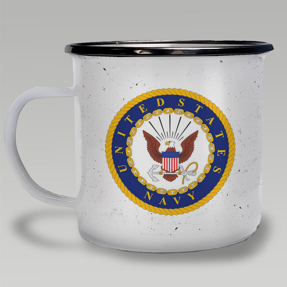 Navy Camp Mug