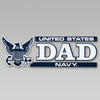 Navy Dad Decal