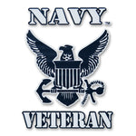 U.S. Navy Veteran Gear: Navy Veteran Logo Decal | Armed Forces Gear