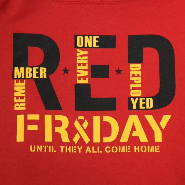 U.S. Navy Sweatshirts: R.E.D. Friday Hoodie in Red