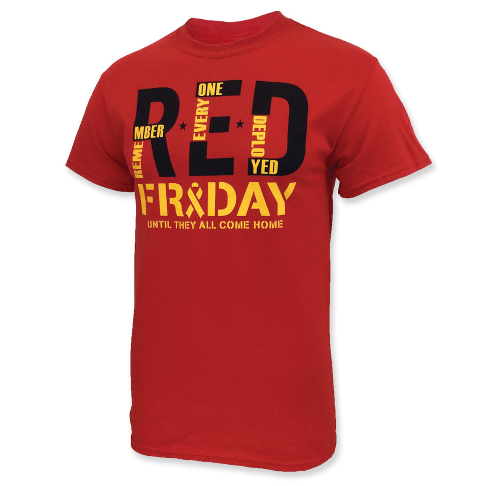 Patriotic T-Shirts: R.E.D. Friday T-Shirt in Red | Armed Forces Gear
