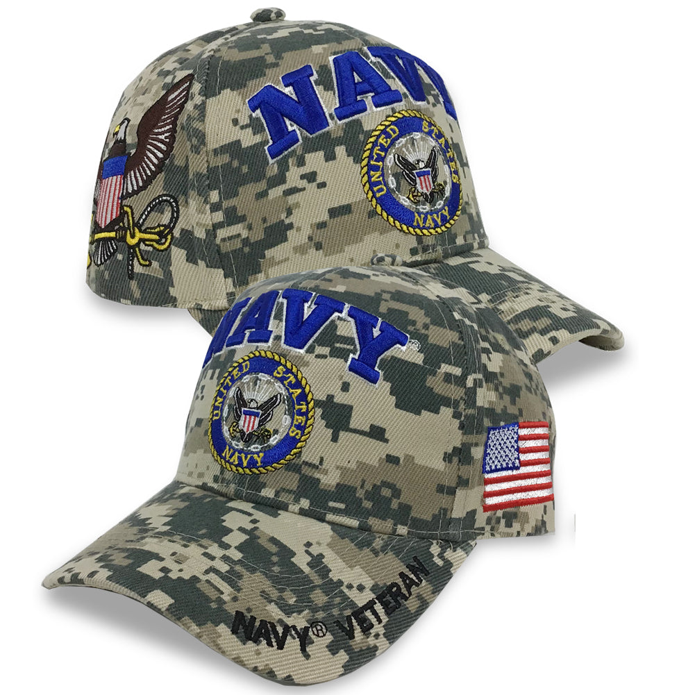 U.S. Navy Veteran Gear: Navy Seal Veteran Digital Camo Hat in Camo ...